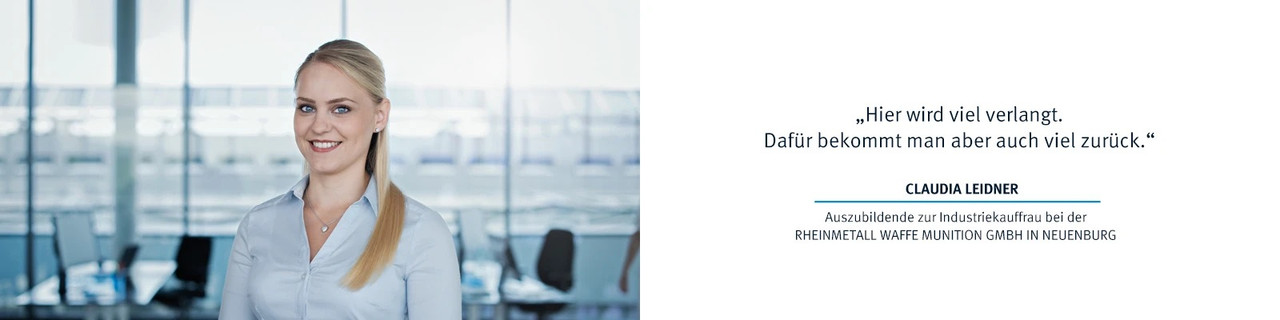 Rheinmetall - Schülerkarriere